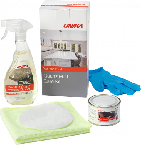 Quartz Matt Worktop Care Kit - Unika